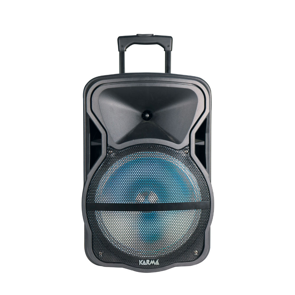 Coluna Portátil 12" 120W Com USB, Bluetooth, 2 Micros E Suporte - BLOCKS.pt